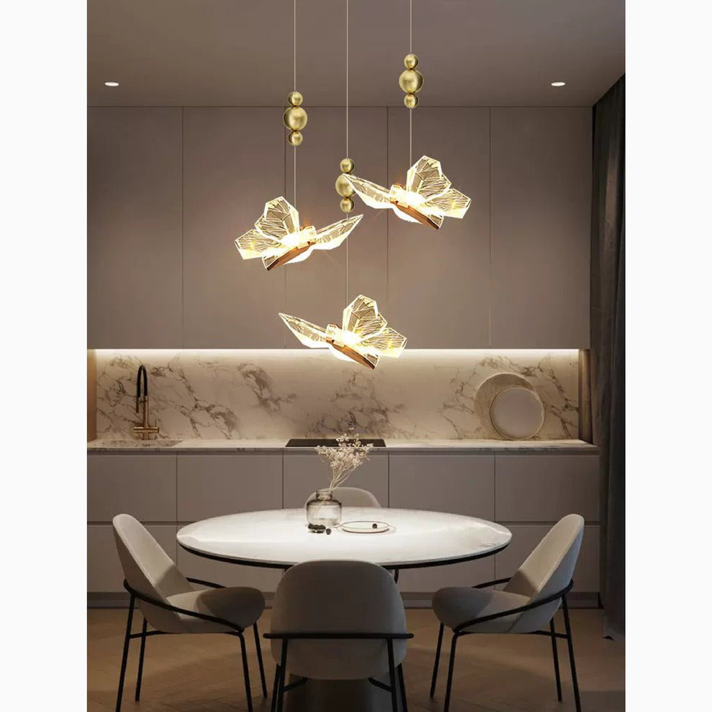 Aeschiried | Gold Lighting in the Shape of Butterfly for Bedroom | Mirodemi