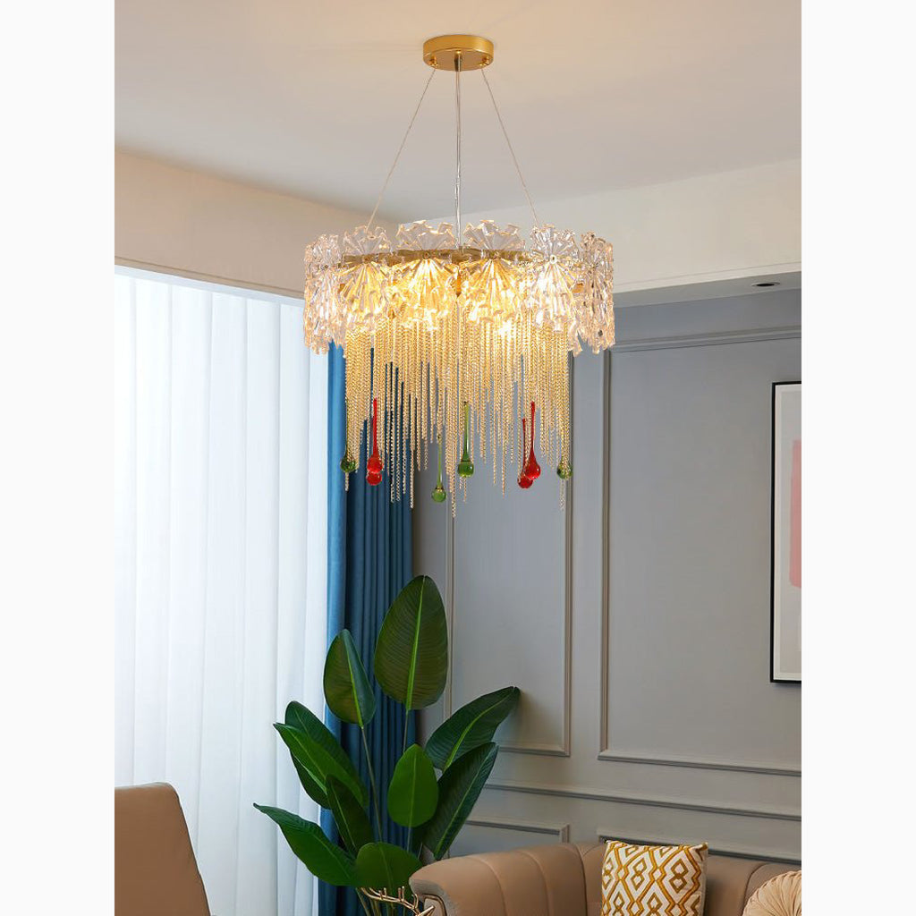 Crystal LED Pendant Chandelier for Living Room, Dining Room – Mirodemi