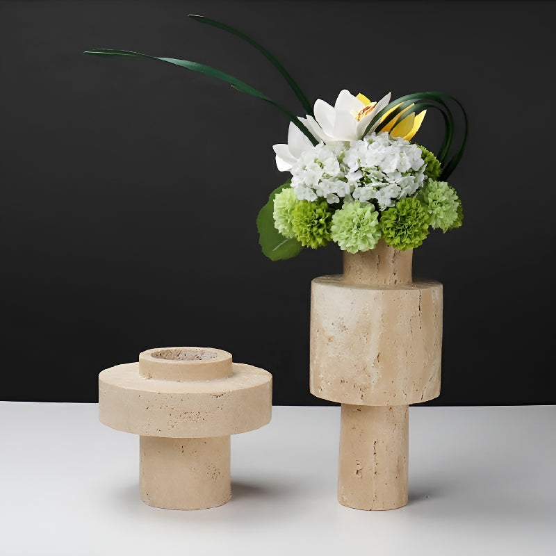 Travertine Vase - touch of modern marble creativity — Mirodemi