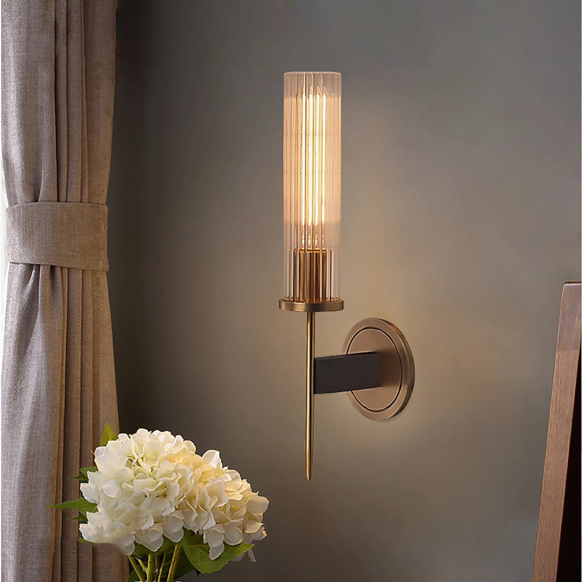 MIRODEMI® Palma | Bedside Wall Lamp made of Brass — Mirodemi