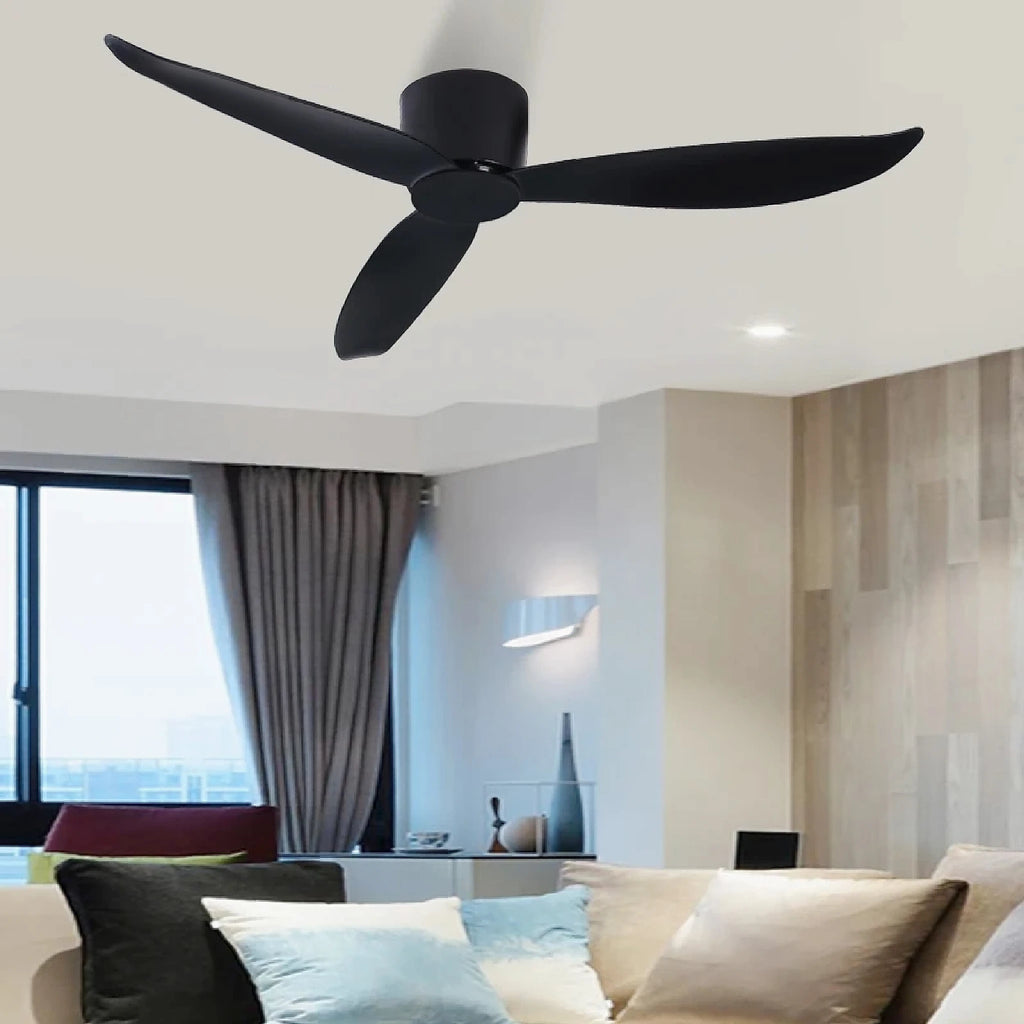 Villena | Modern Solid Wood Fan Light With Remote Control – Mirodemi
