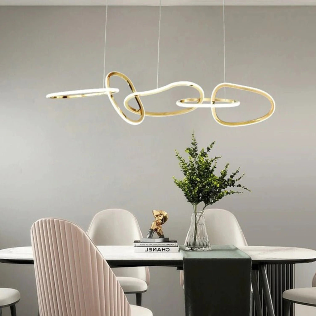 Villeneuve | Creative Design Gold Crystal Chandelier for Dining Room ...