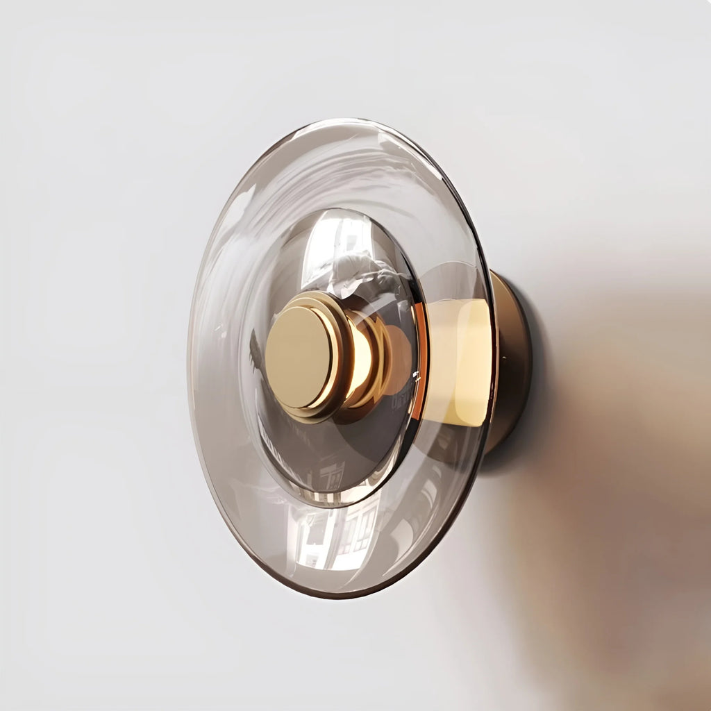 Luna Disc Glass Wall Sconce - Nordic Modern | Mirodemi