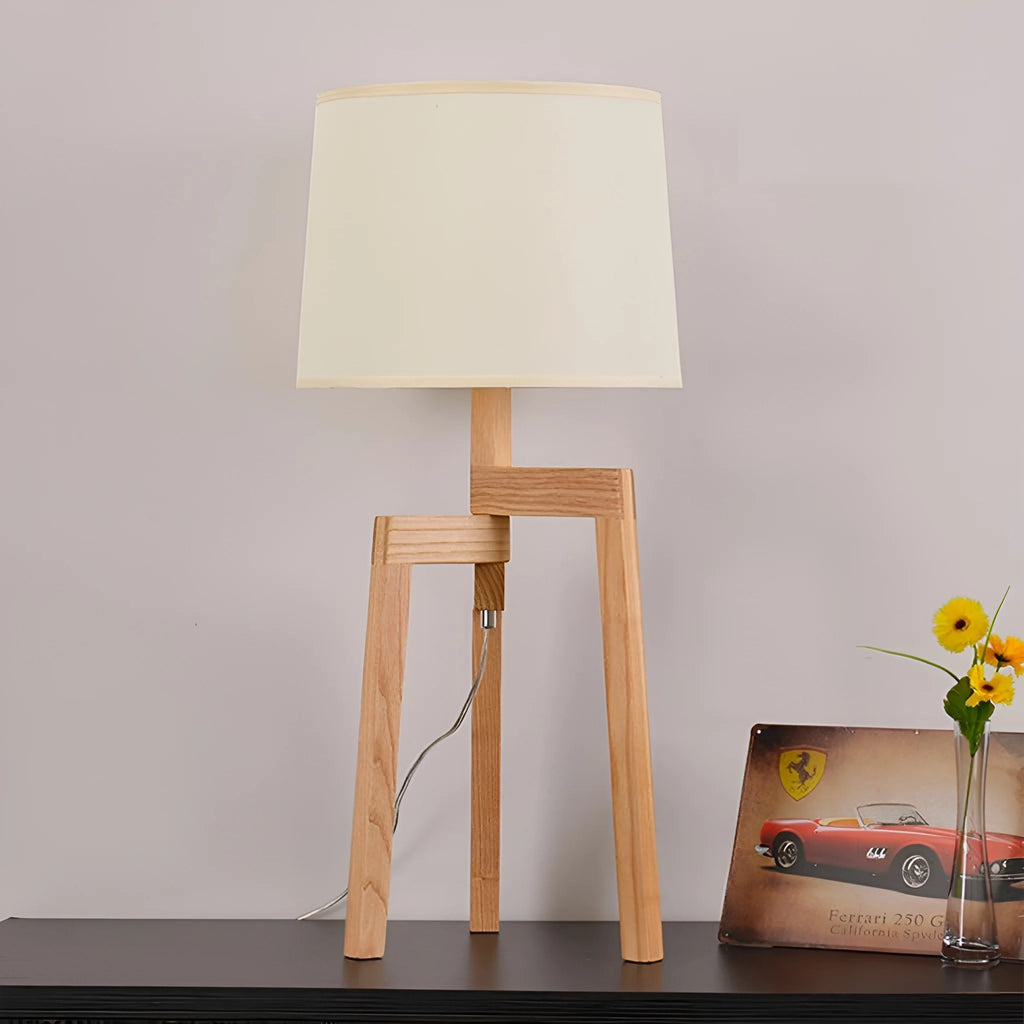 Guttingen | Modern LED Solid Wood Table Light Fixture – Mirodemi
