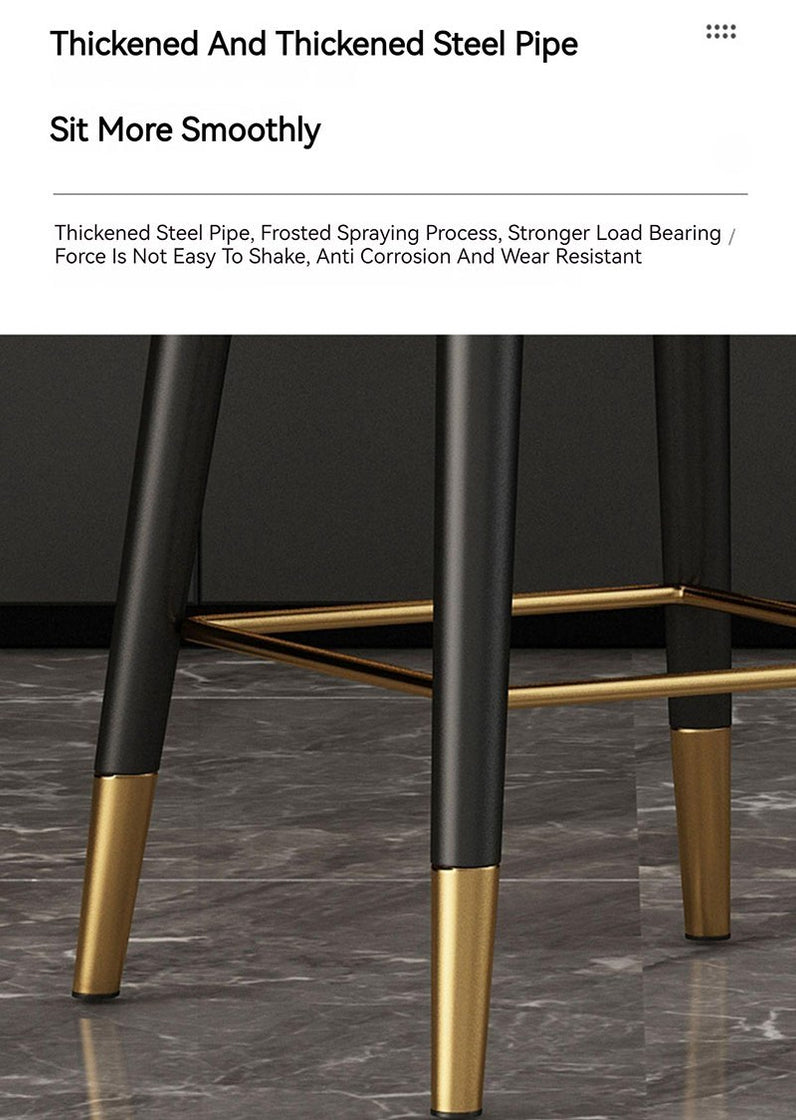 Rotating High Bar Chair with Backrest for Restaurants — Mirodemi