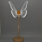 Table LED Lamp in the Shape of Butterfly for Bedroom, Study — Mirodemi
