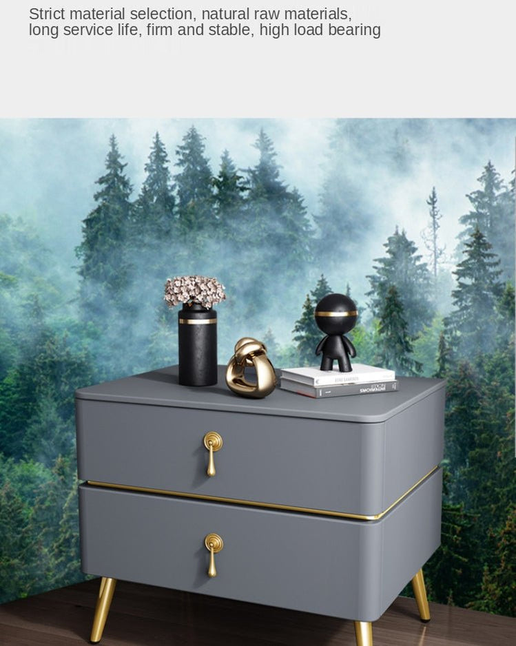 Modern Italian Bedside Table Made of Solid Wood — Mirodemi