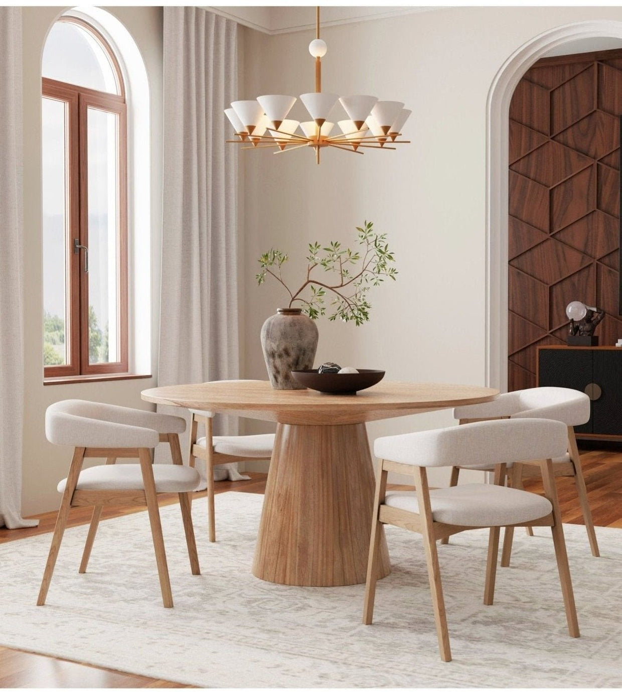 Cove Curved Back Side Chairs | Mirodemi