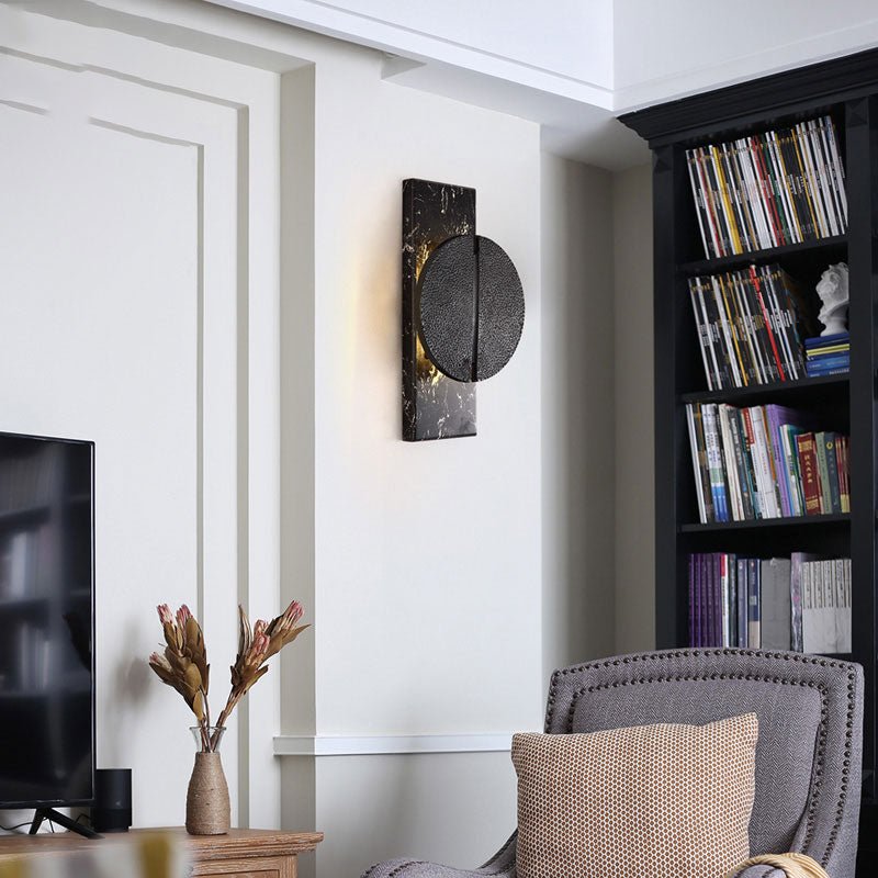 Modern Marble Wall Lamp in Designer Style for Living Room – Mirodemi